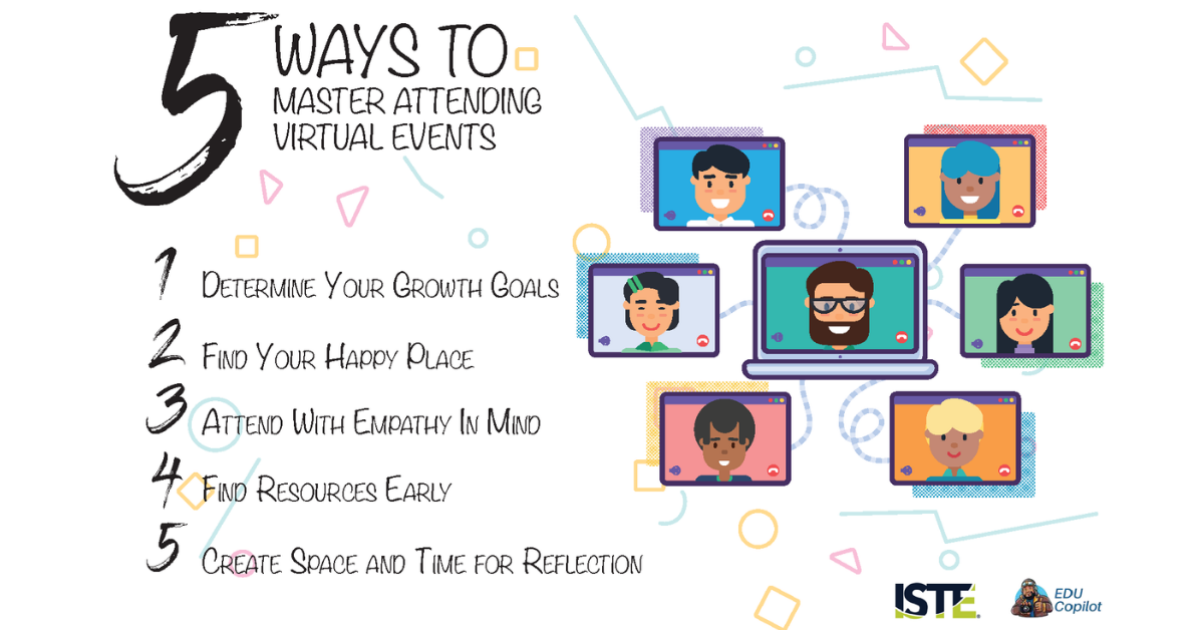ISTE | 5 Ways to Master Education Virtual PD Events | ISTE